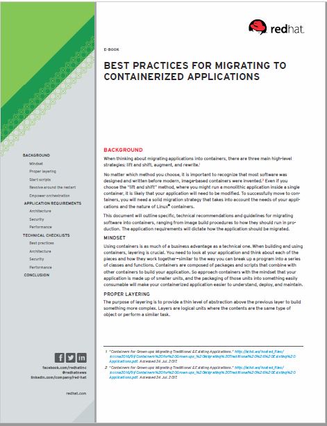 Best Practices For Migrating To Containerized Applications - Cloud ... Best Practices For Migrating To Containerized Applications - Cloud ...